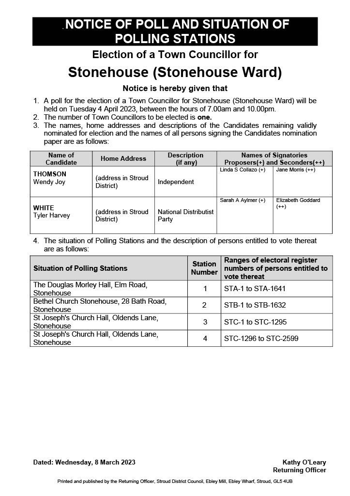 Notice of Poll and Sitation of Polling Stations1024_1 | Stonehouse Town ...